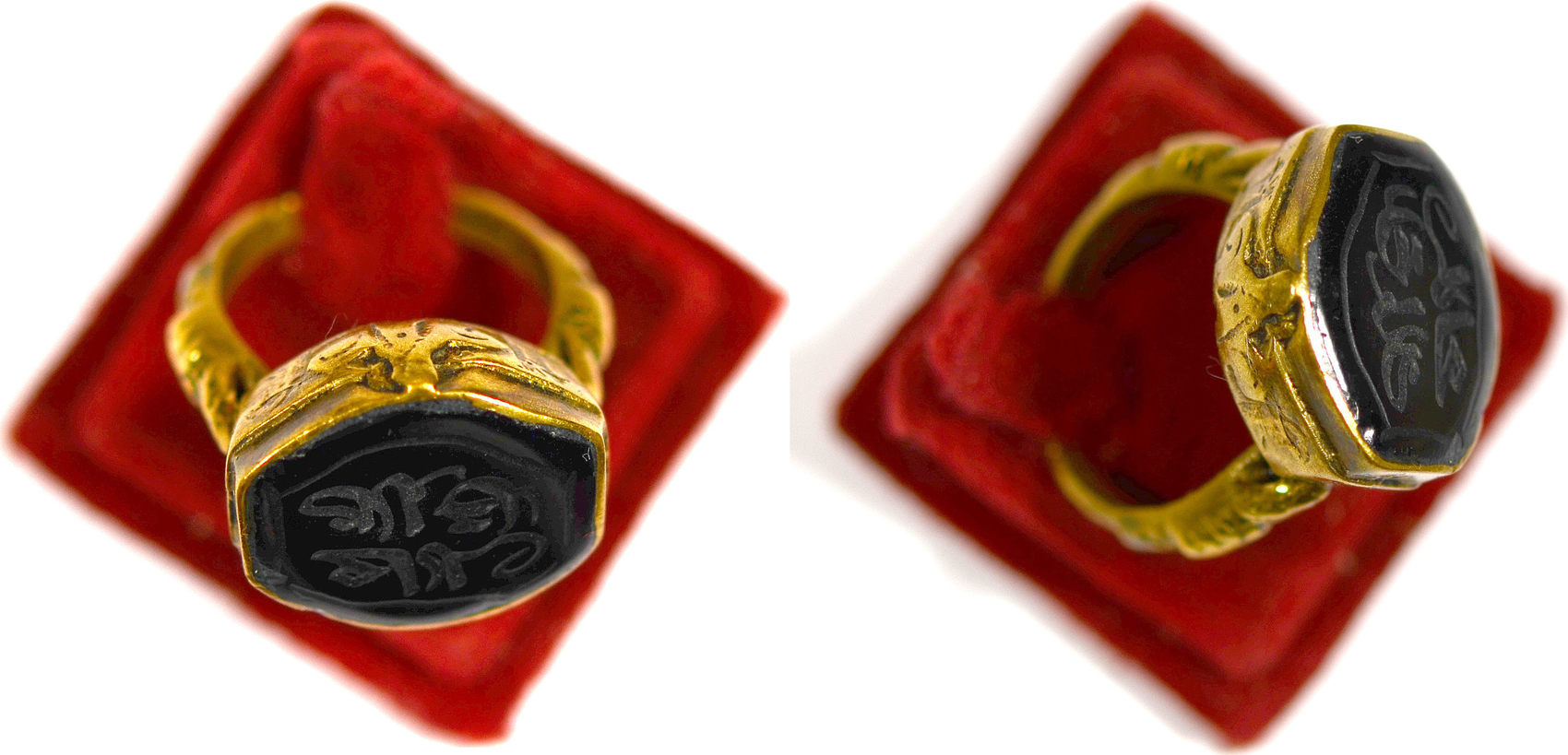 early 1900's A nice antique islamic silver gilt ring. EF | MA-Shops