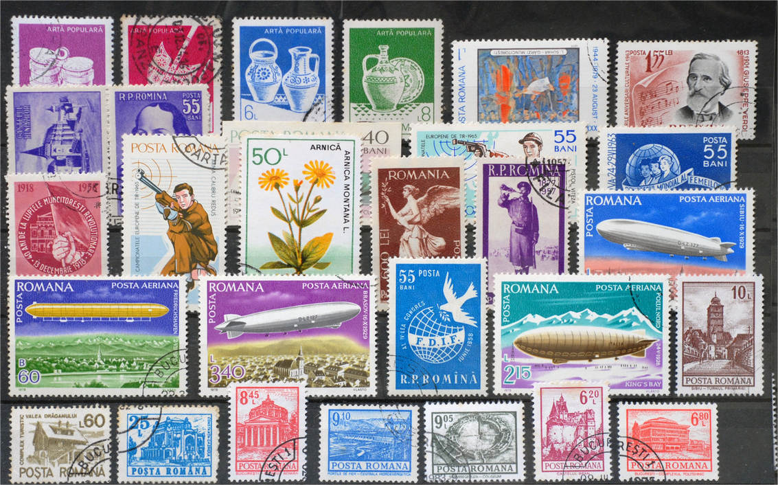 Romania- lot stamps (ST236) | MA-Shops
