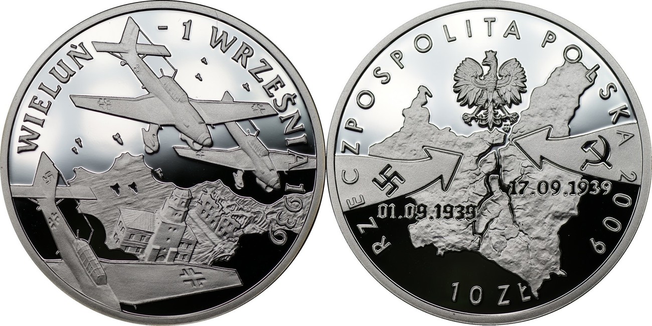 POLAND / POLEN 10 zlotych 2009 Wrzesień 1939 - September 1939 Proof | MA-Shops