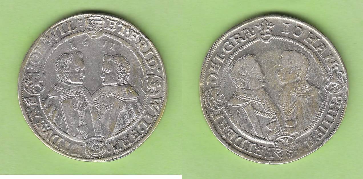 Sachsen-Altenburg Reichstaler 1611 VF | MA-Shops