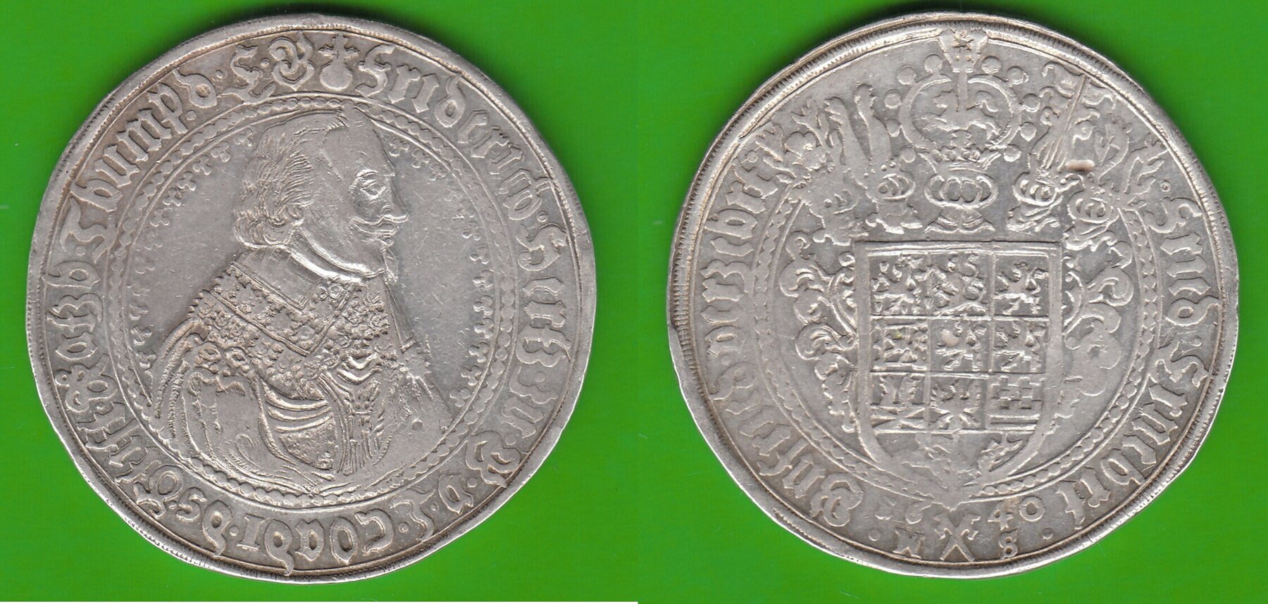 Braunschweig-Lüneburg-Celle Taler 1640 Friedrich 1636-1648, hübsch aEF / EF winziger ...