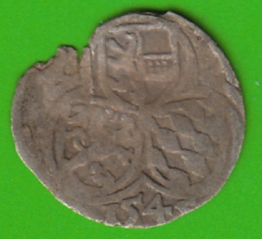 Salzburg Zweier 1545 Ernst von Bayern 1540-1554 VF, Randausbruch | MA-Shops
