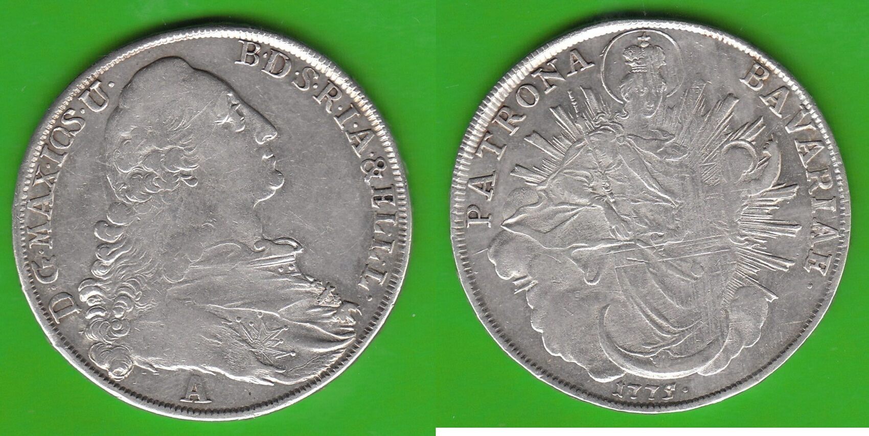 Bayern Madonnentaler 1775 A Maximilian III. Joseph 1745-1777, Amberg ...