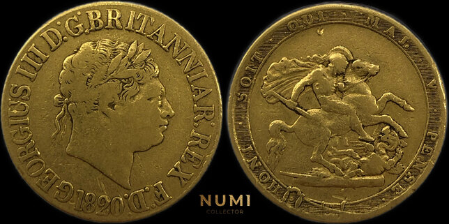 Great Britain 1 Sovereign 1820 George III | MA-Shops