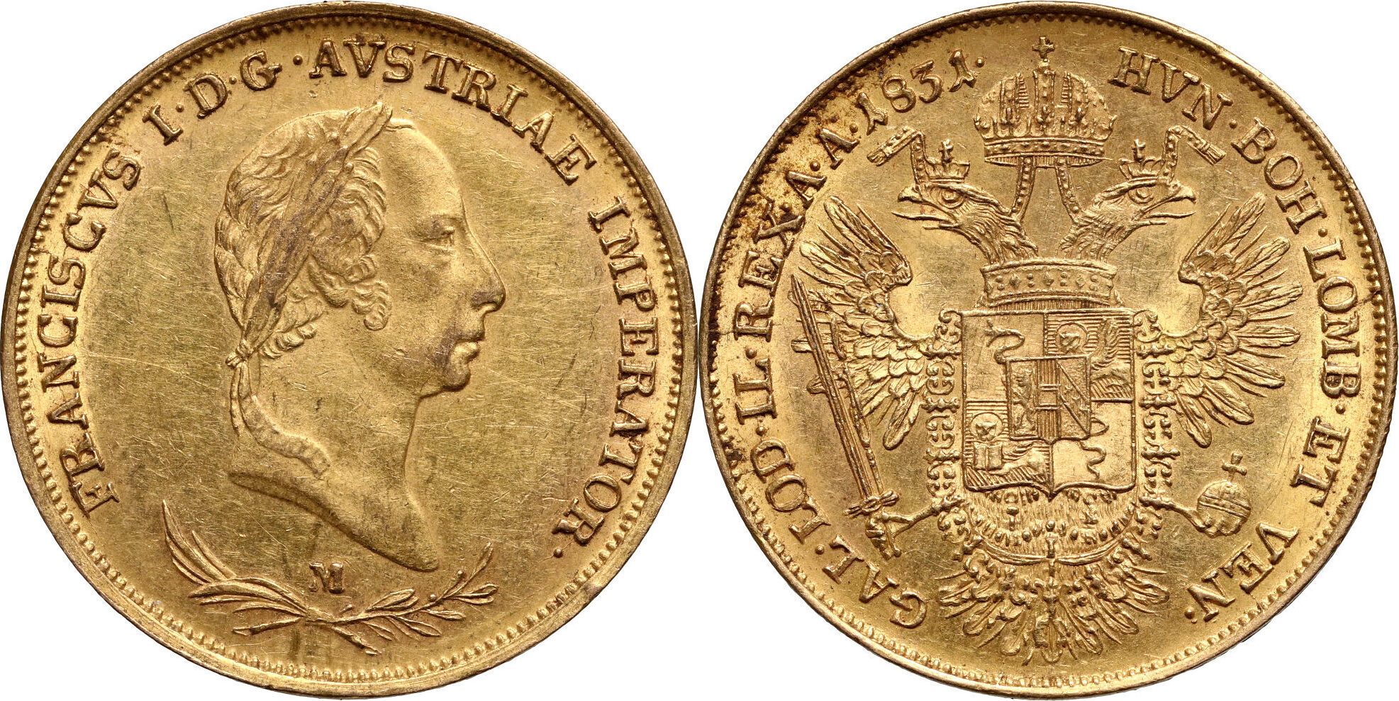 Austria Sovrano 1831 M Franz II [I.] - Habsburg Monarchy SS+ | MA-Shops