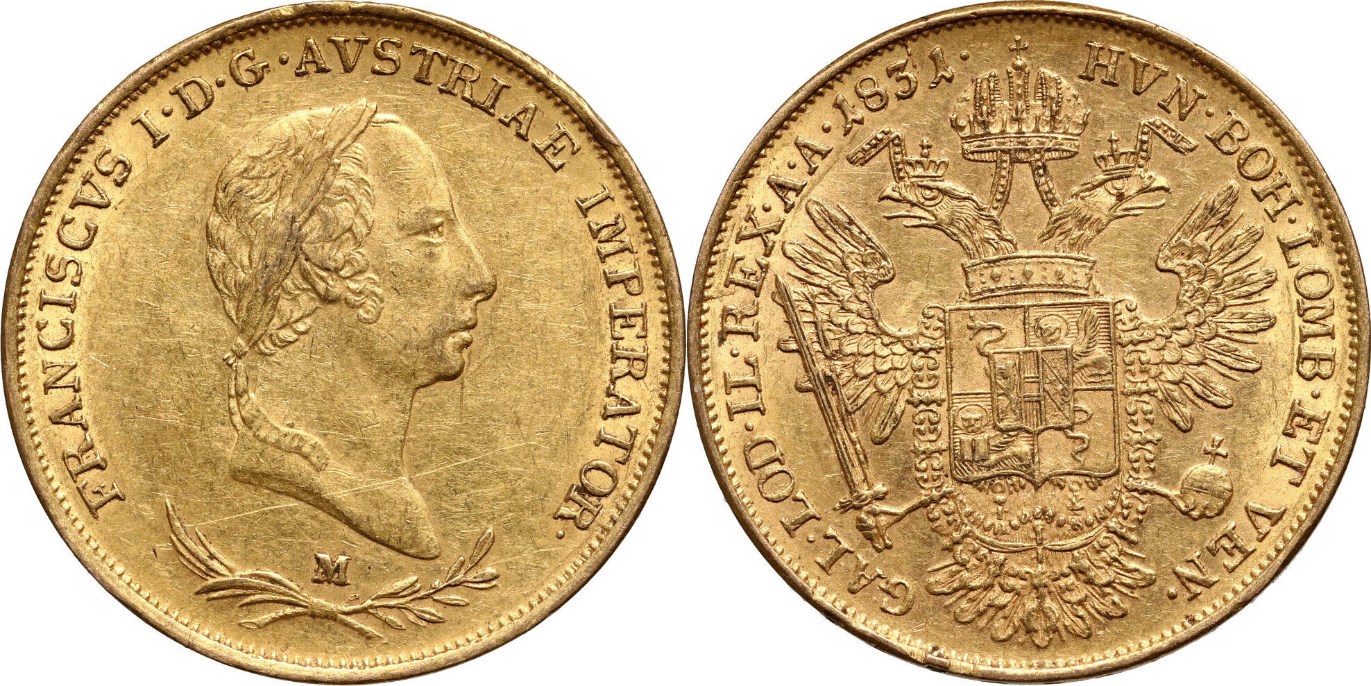 Austria Sovrano 1831 M Franz II [I.] - Habsburg Monarchy SS+ | MA-Shops