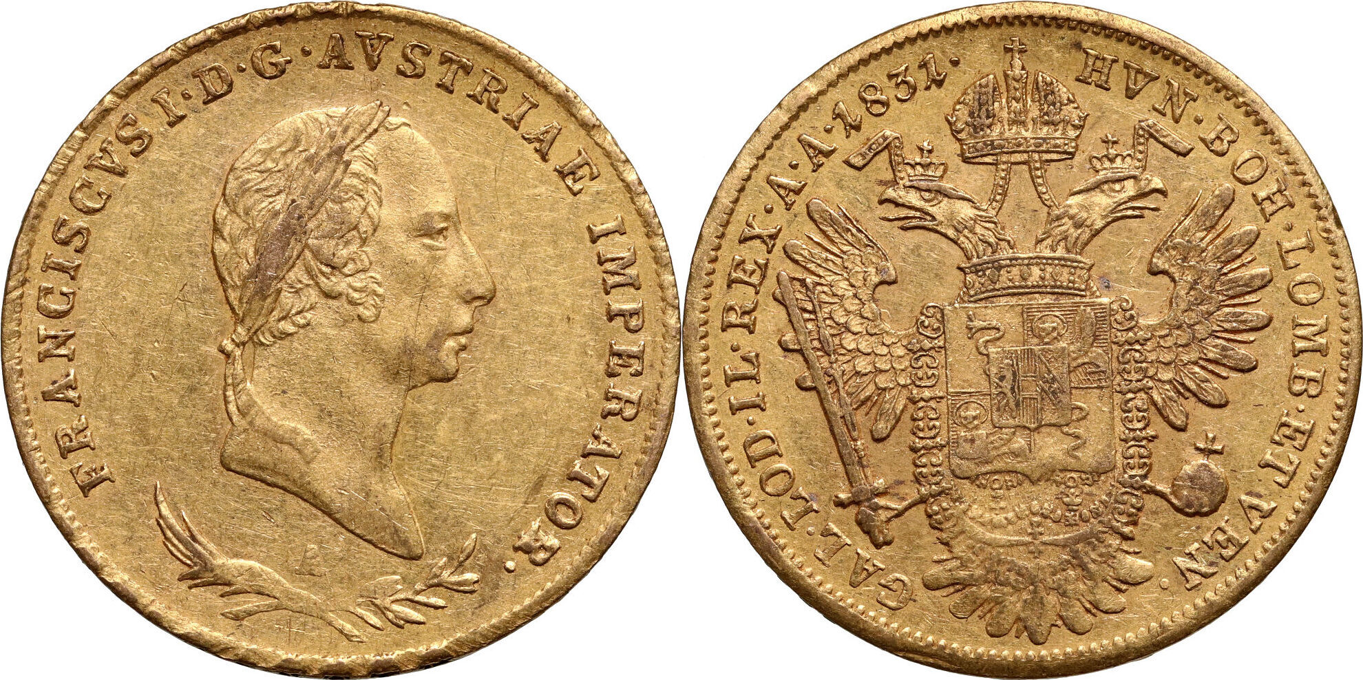 Austria Sovrano 1831 A Franz II [I.] - Habsburg Monarchy VZ- | MA-Shops