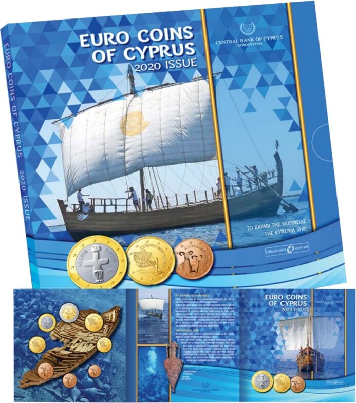 Chypre Coffrets Brillant Universel CYPRUS - EURO SET 2020 - 8 COINS BU ...