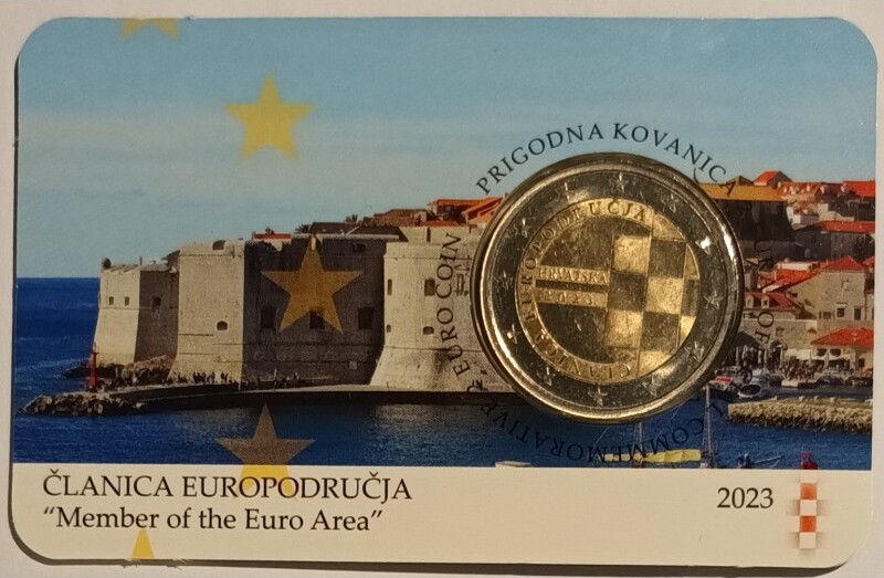 Croatie 2 € commémorative CROATIA - 2 EURO 2023 - INTRODUCTION OF THE ...
