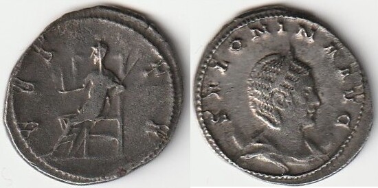 259 - 260 257 - 259 - SALONINA - ANTONINIAN - BILLON - R/ VESTA VF | MA-Shops