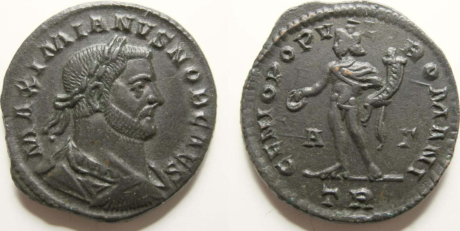 ROMAN EMPIRE Follis Galerius as Caesar, 293-305, Trier mint VF+ | MA-Shops