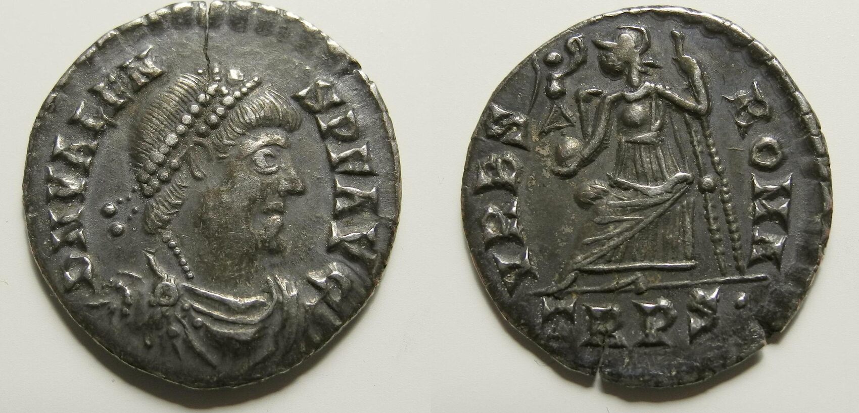 ROMAN EMPIRE Siliqua Valens, 364-378, Trier mint VF | MA-Shops