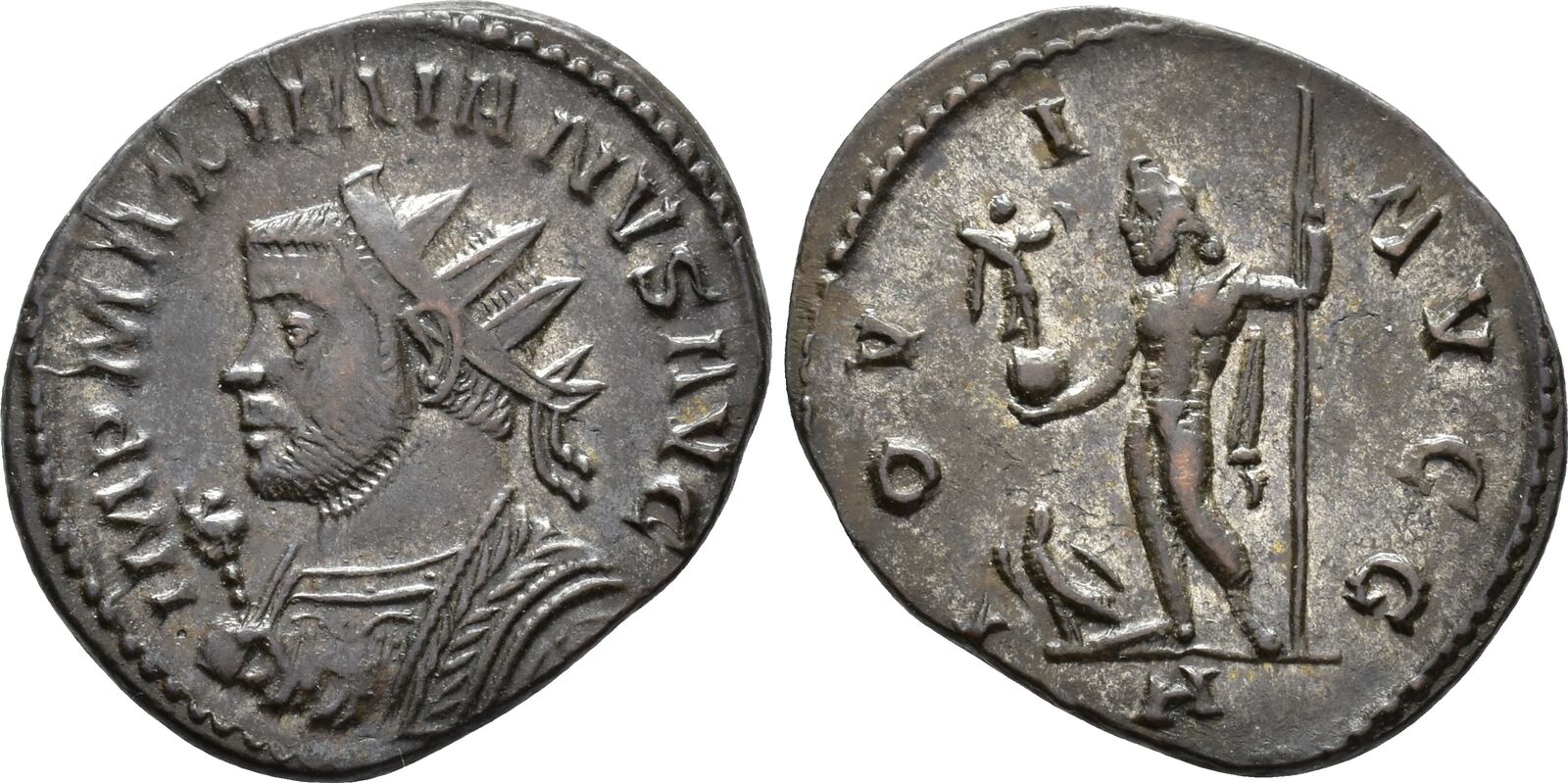 ROMAN EMPIRE Antoninianus Maximianus. First reign, 286-305, Lugdunum ...