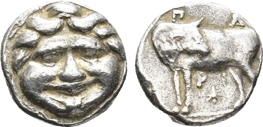 GREEK WORLD Hemidrachm MYSIA. Parion, 4th century BC VF | MA-Shops