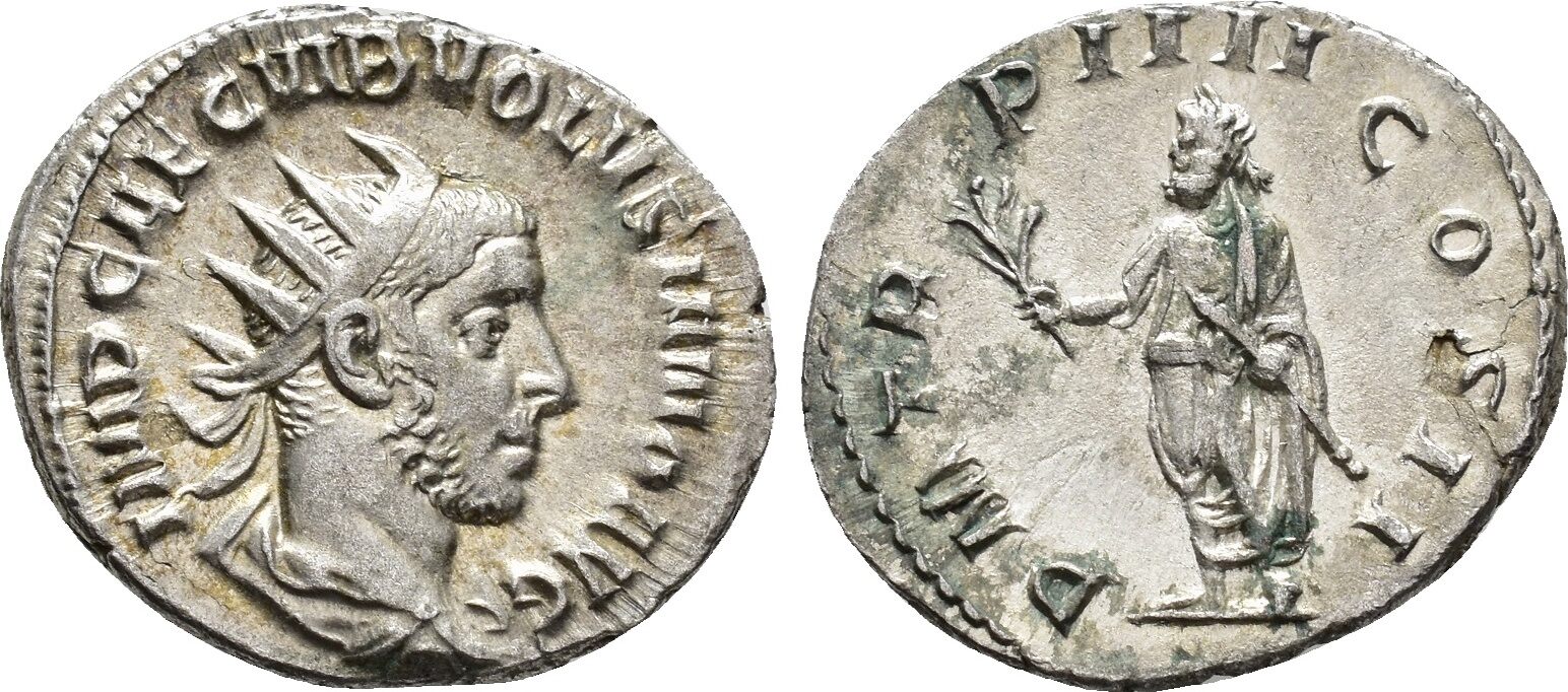 ROMAN EMPIRE Antoninianus Volusianus, 251-253, Rome mint EF | MA-Shops