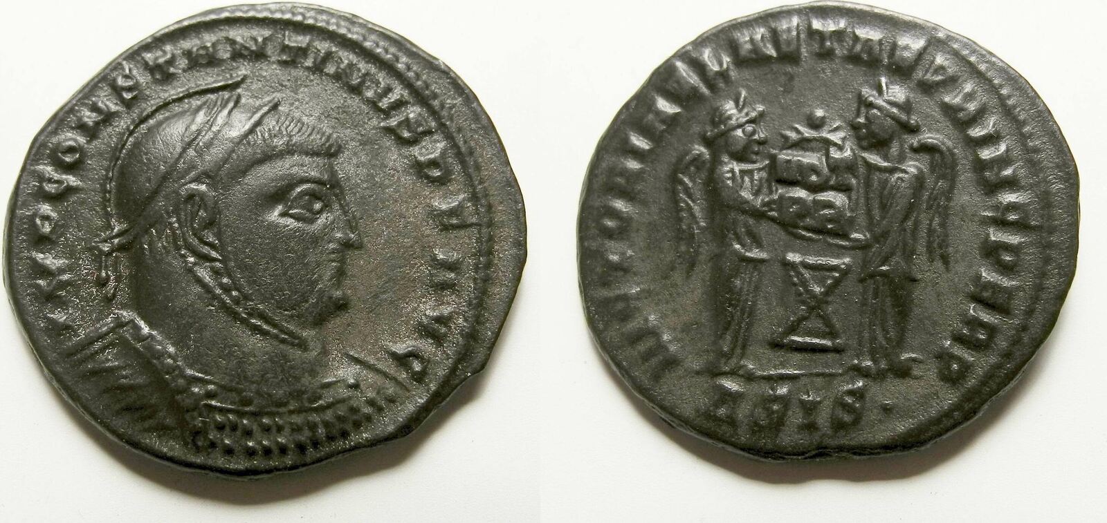 ROMAN EMPIRE Follis Constantine I, 307-337, Siscia mint VF | MA-Shops