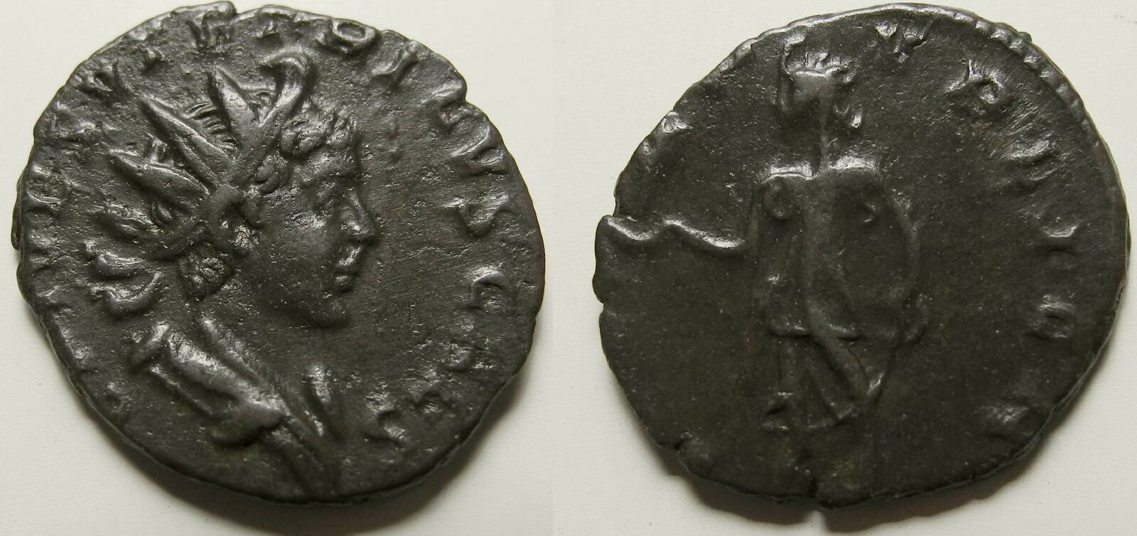 ROMAN EMPIRE Antoninianus Tetricus II as Caesar, 273-274, Cologne or ...