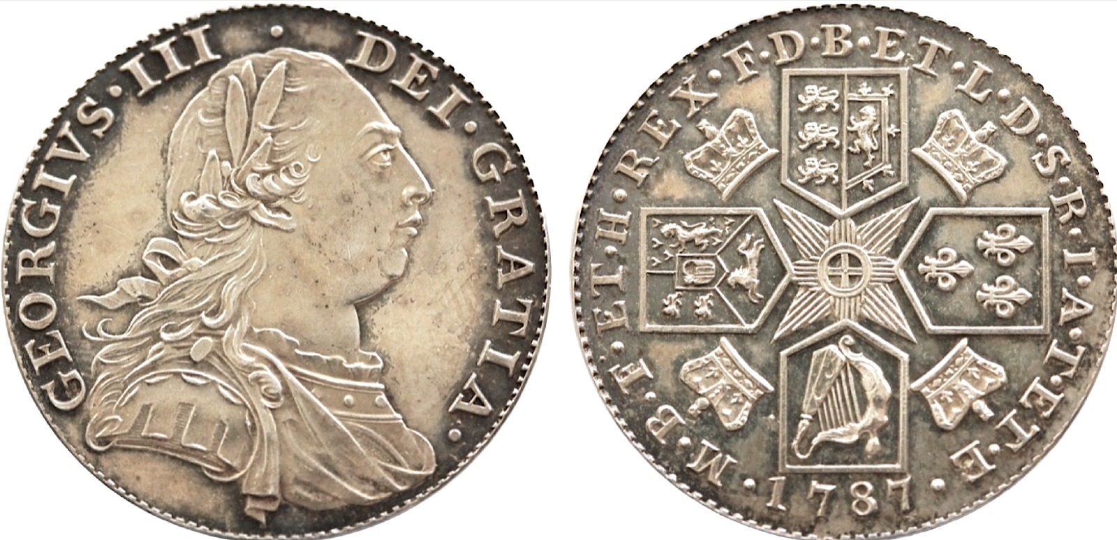 Great Britain 1787 George III Proof Shilling PCGS PR63 | MA-Shops