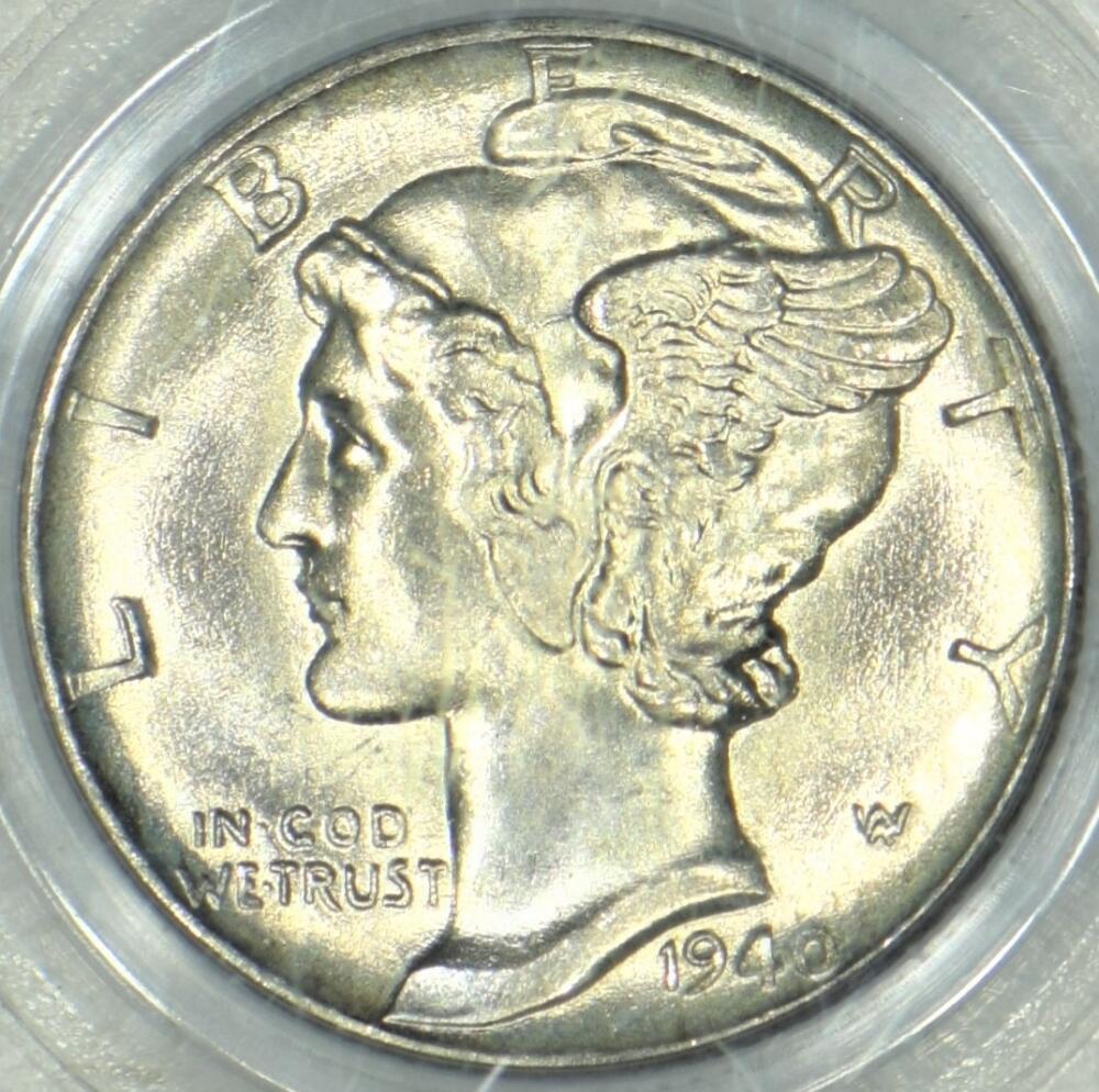 USA 1940 Mercury Dime PCGS MS-66 | MA-Shops