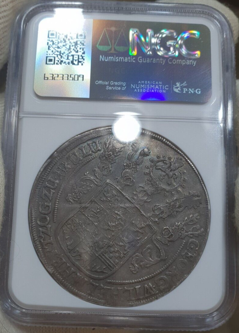 55 1 Thaler 1661 Ngc Braunschweig Wolfenbuttel Au Giant Hannover