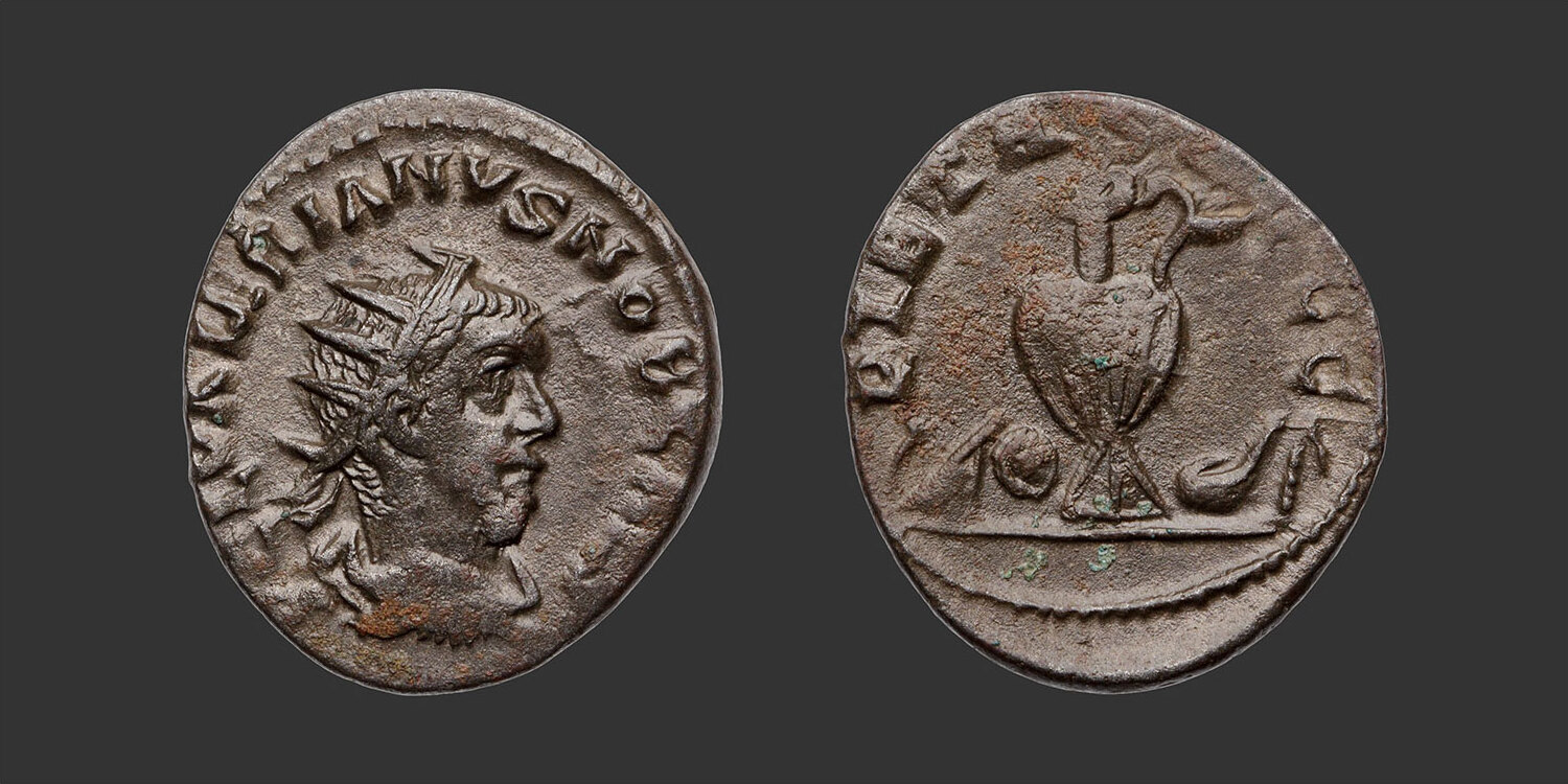 BARBAROUS RADIATES - VALERIAN II Antoninianus VF | MA-Shops