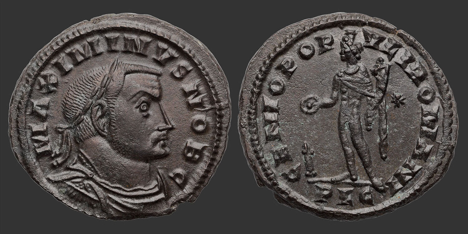 MAXIMINUS II Follis EF | MA-Shops