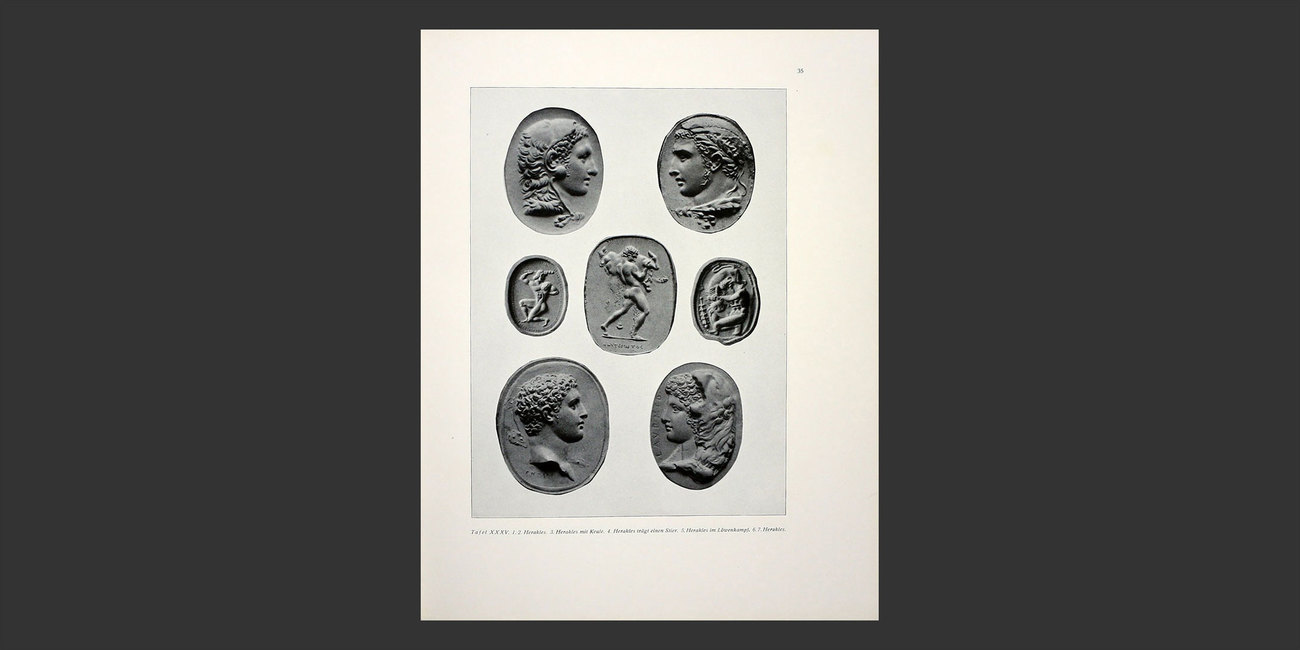 GEMMEN UND KAMEEN DES ALTERTUMS & DER NEUZEIT • 1922 • Georg Lippold ...