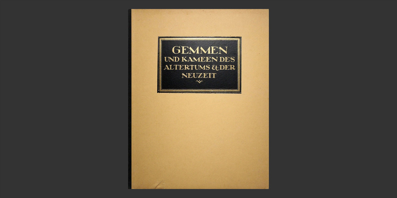 GEMMEN UND KAMEEN DES ALTERTUMS & DER NEUZEIT • 1922 • Georg Lippold ...