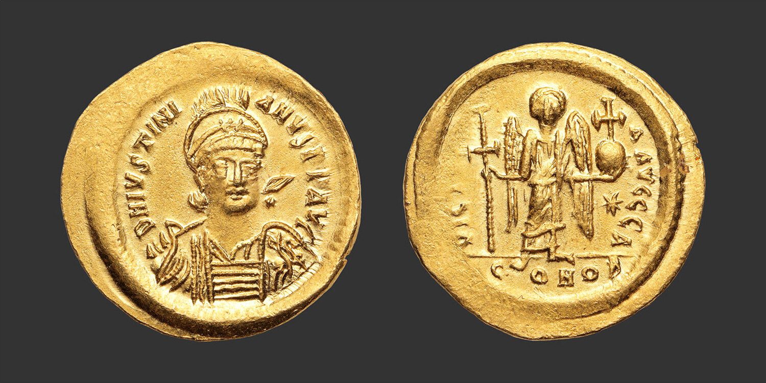 JUSTINIAN I Solidus EF | MA-Shops