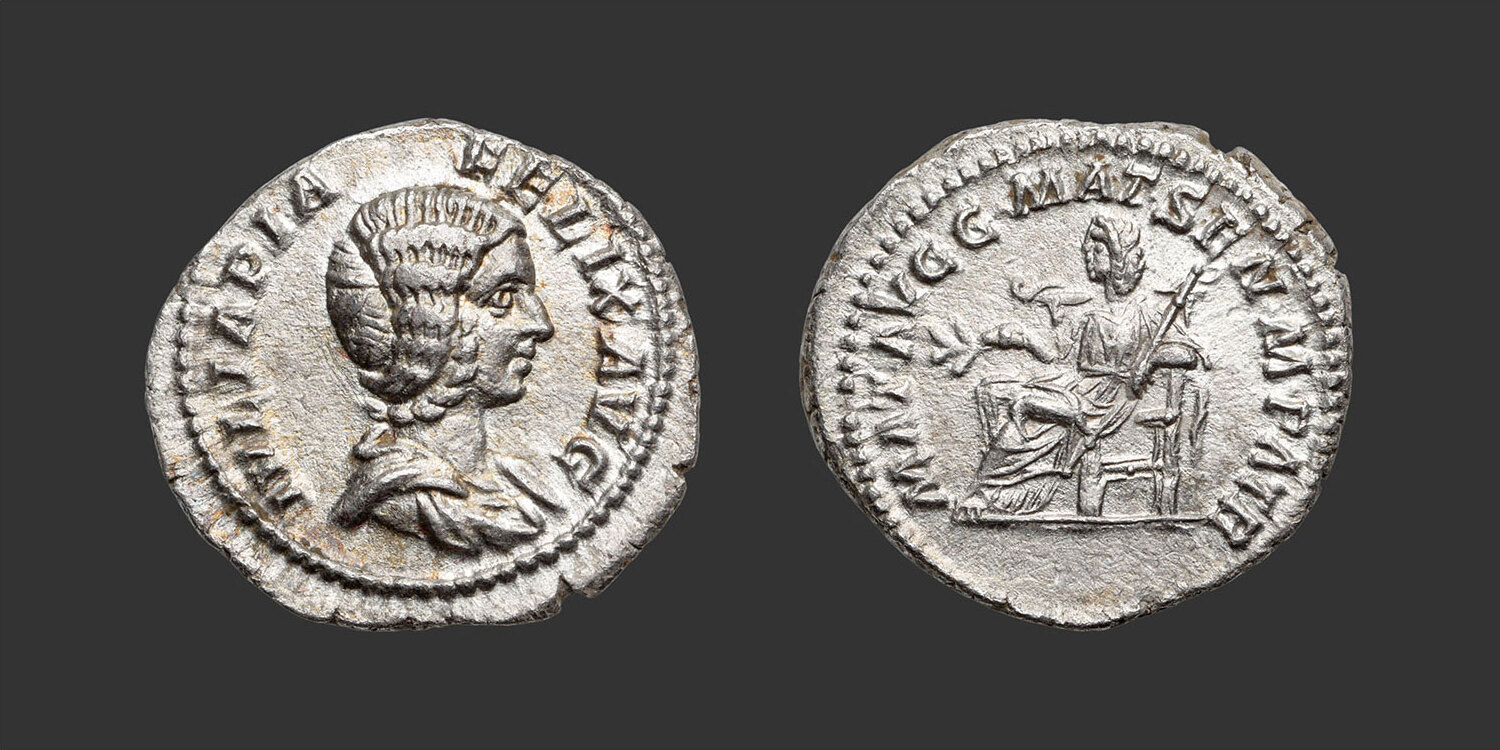 JULIA DOMNA Denarius VF+ | MA-Shops