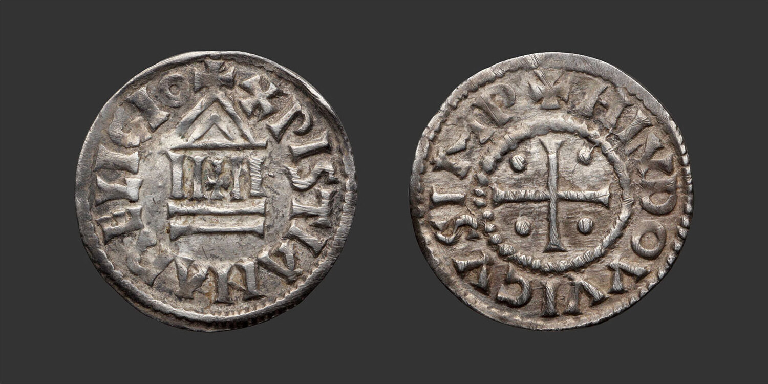 LOUIS Ier LE PIEUX Denarius VF | MA-Shops