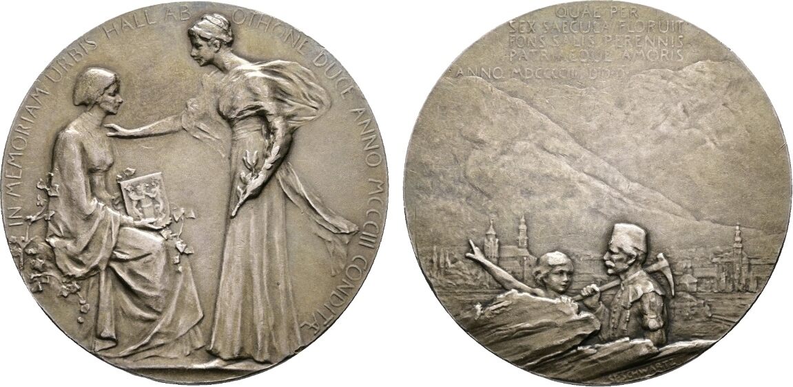 Haus Habsburg Medaille 1903 Modell von Stefan Schwartz Franz Joseph I ...