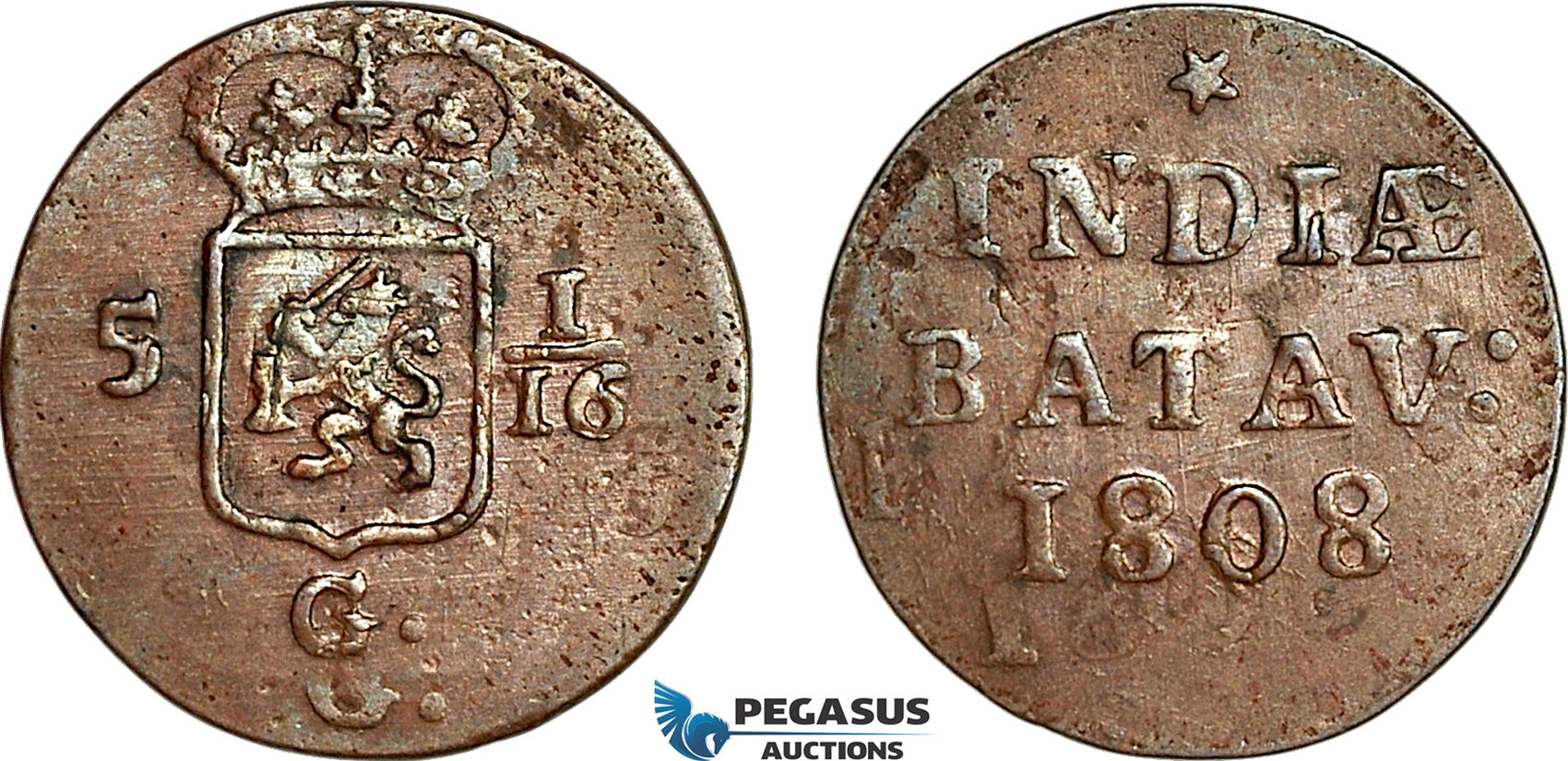Netherlands East Indies 1 Duit 1808 EF | MA-Shops