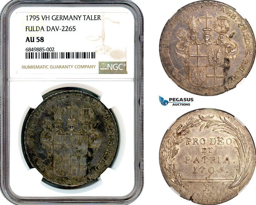 Germany, Fulda Taler 1795 NGC AU58 | MA-Shops