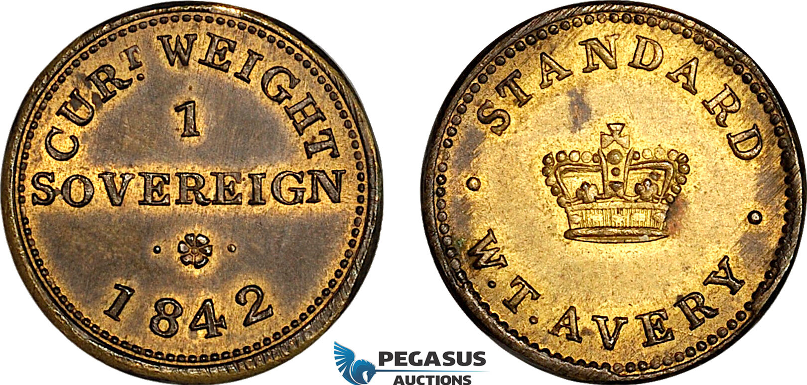 England Monetary Weight for 1 Sovereign ND EF-UNC | MA-Shops