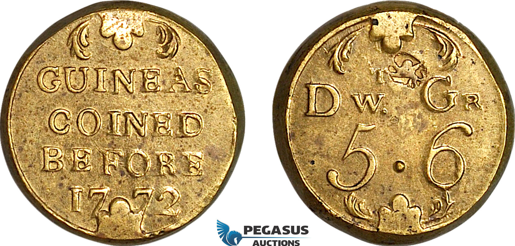 Great Britain & Ireland Monetary Weight for 1 Guinea UNC | MA-Shops