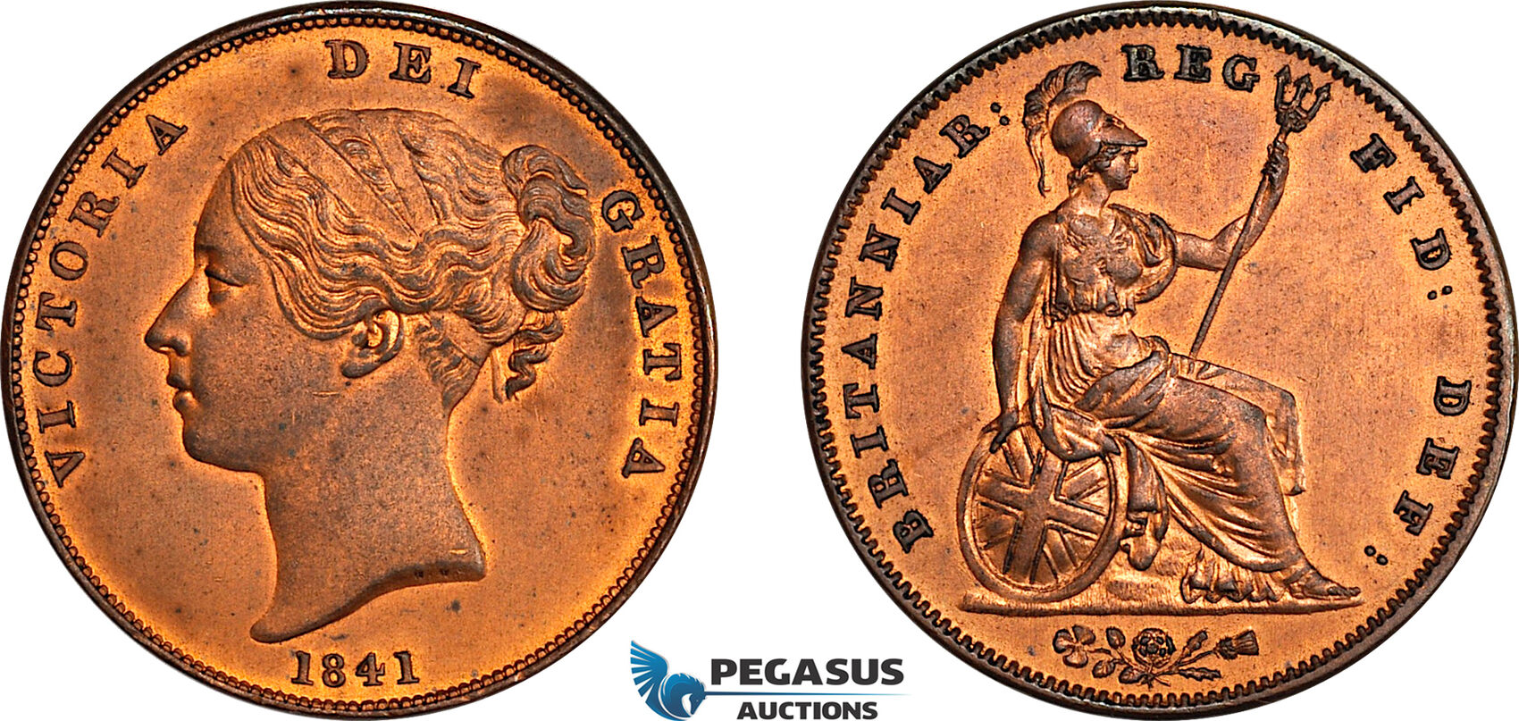 Great Britain 1 Penny 1841 UNC | MA-Shops