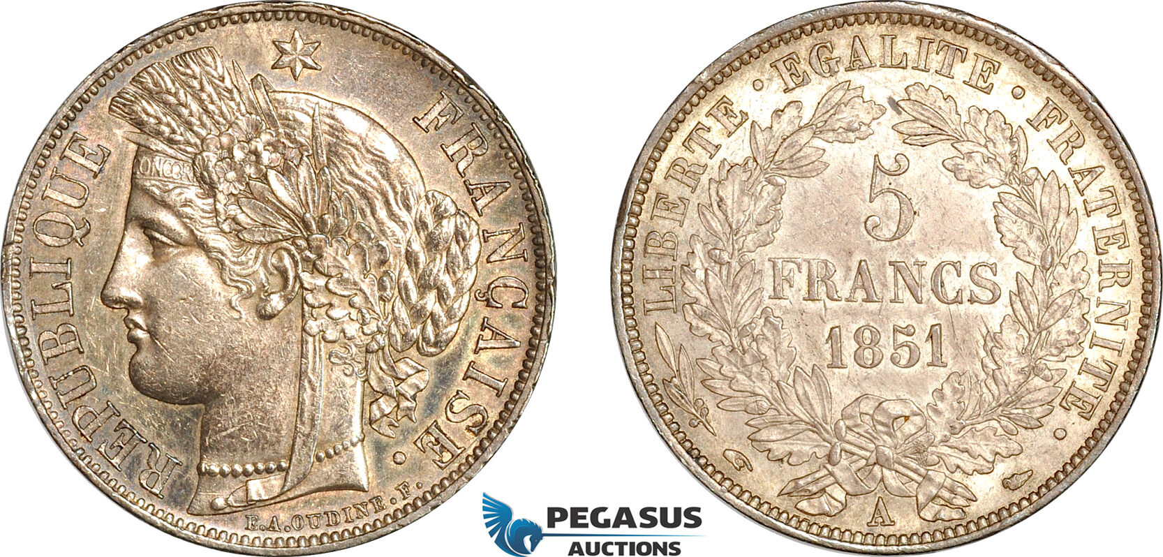 France 5 Francs 1851 AU | MA-Shops