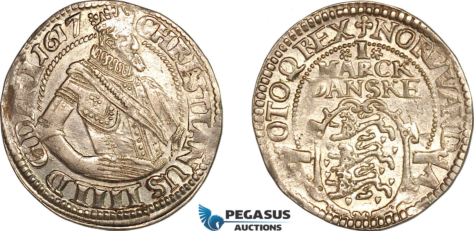 Denmark 1 Mark 1617 XF-AU | MA-Shops