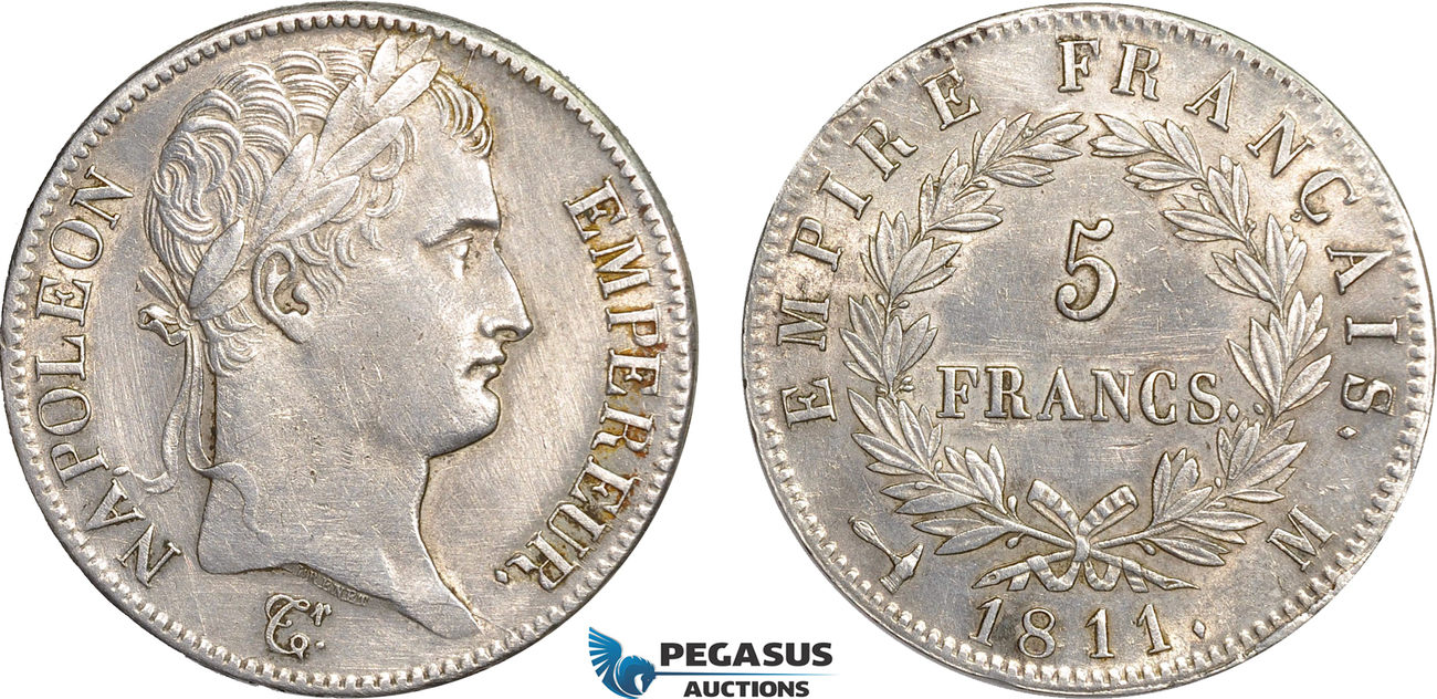 France 5 Francs 1811 Napoleon AU | MA-Shops