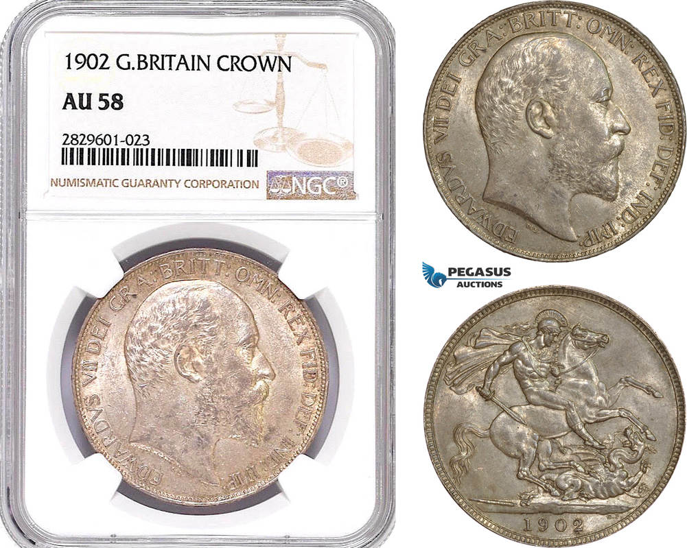 Great Britain Crown 1902 Edward VII EF | MA-Shops
