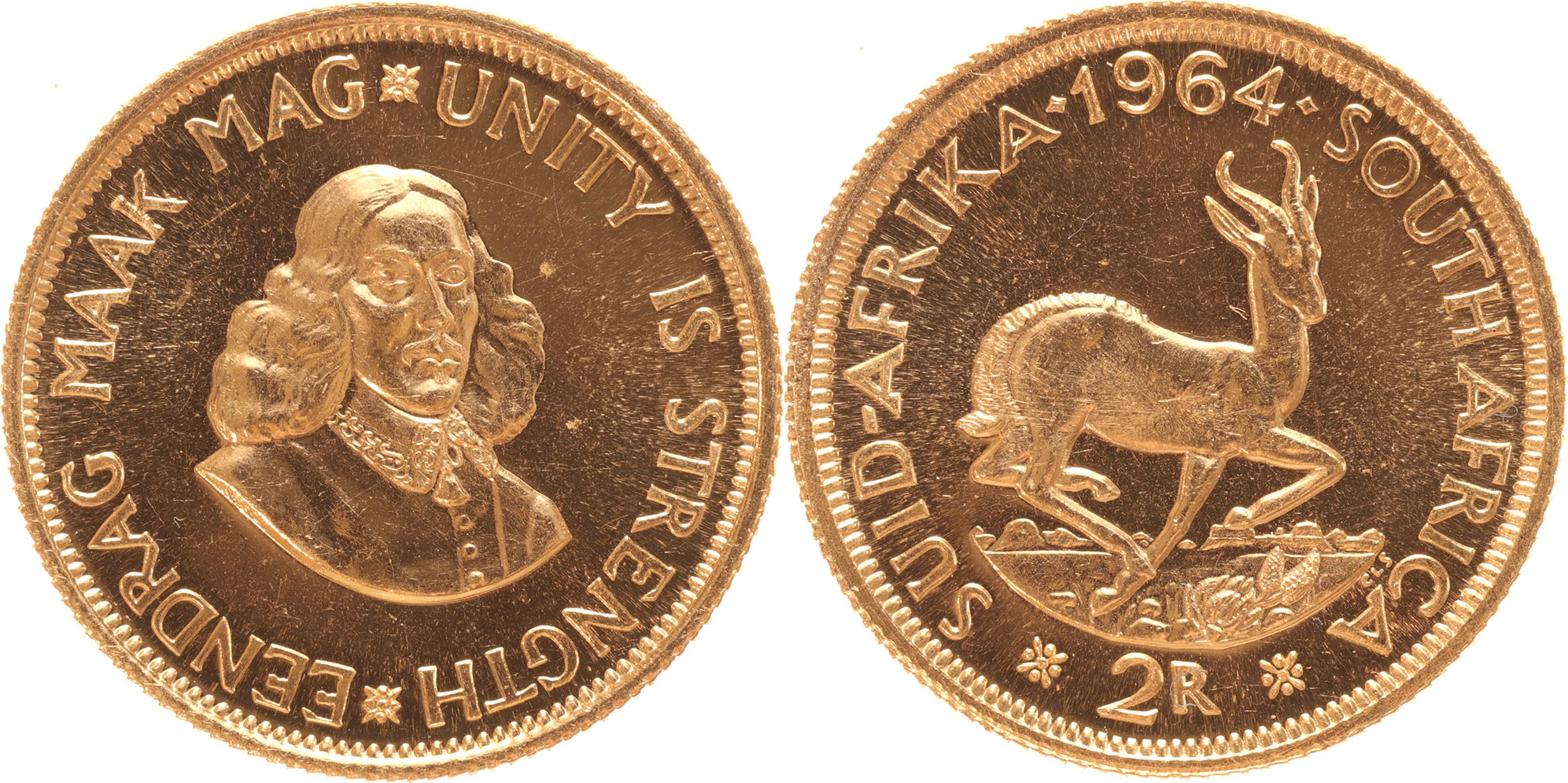 South Africa 2 Rand 1964 Proof | MA-Shops