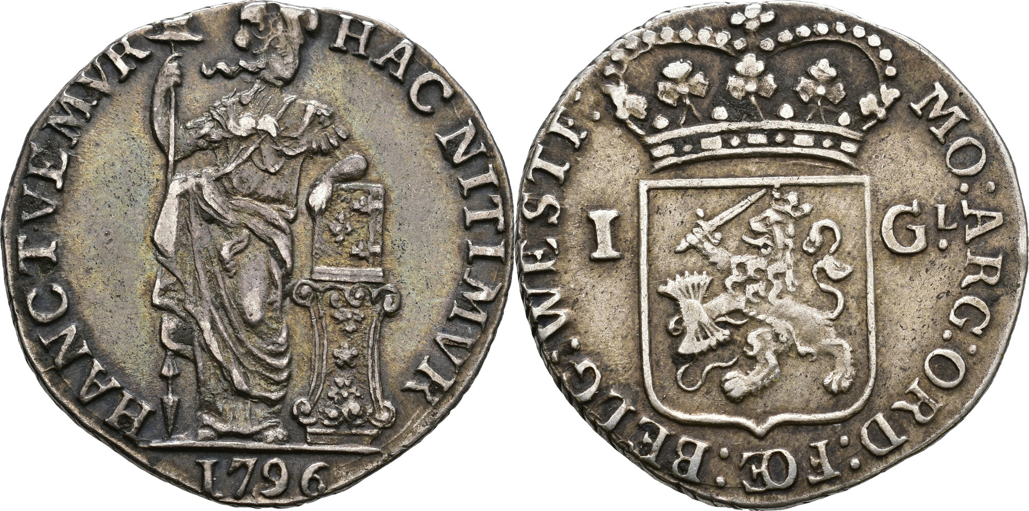 West-Friesland. 1 Gulden. 1796 VF / EF | MA-Shops