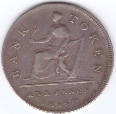 Ireland 30 Pence token 1808 vf | MA-Shops