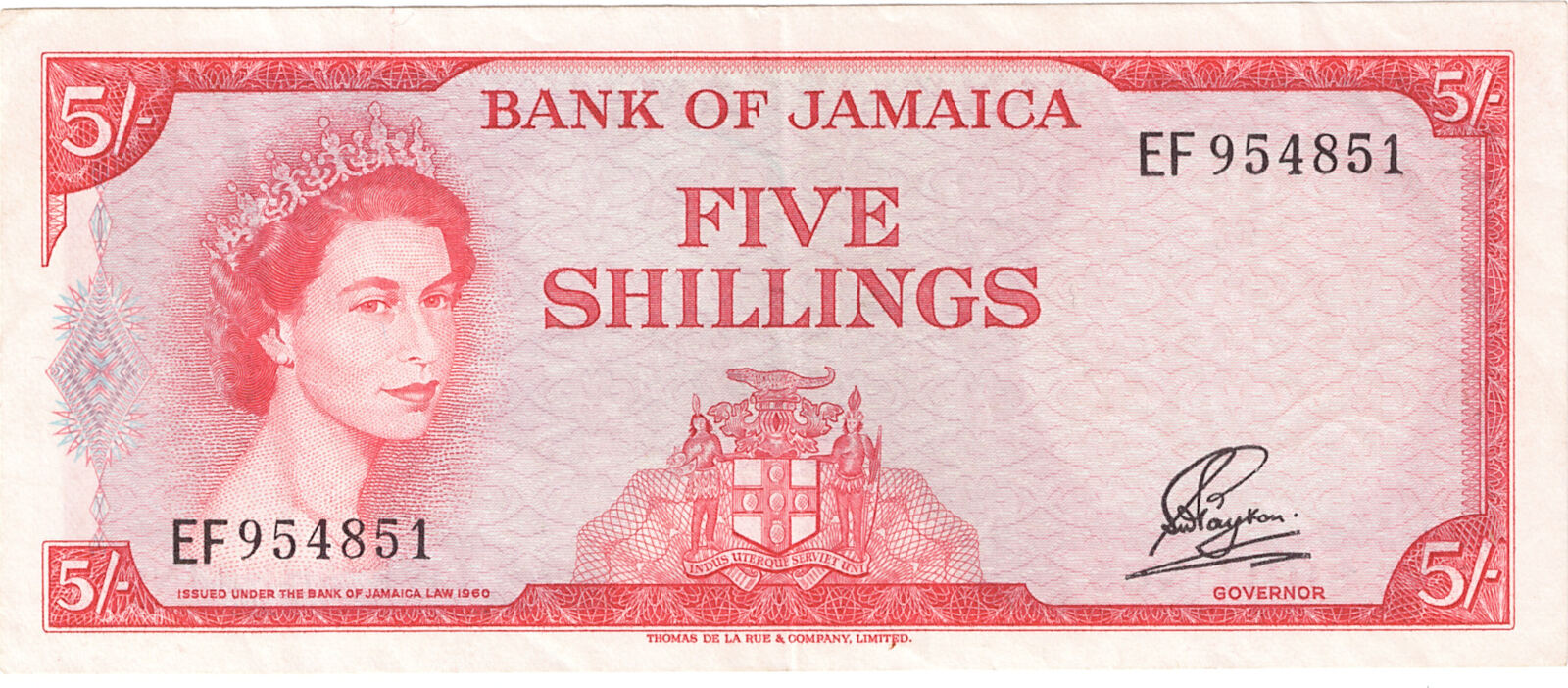 Jamaica 5 Shilling nd. aunc | MA-Shops