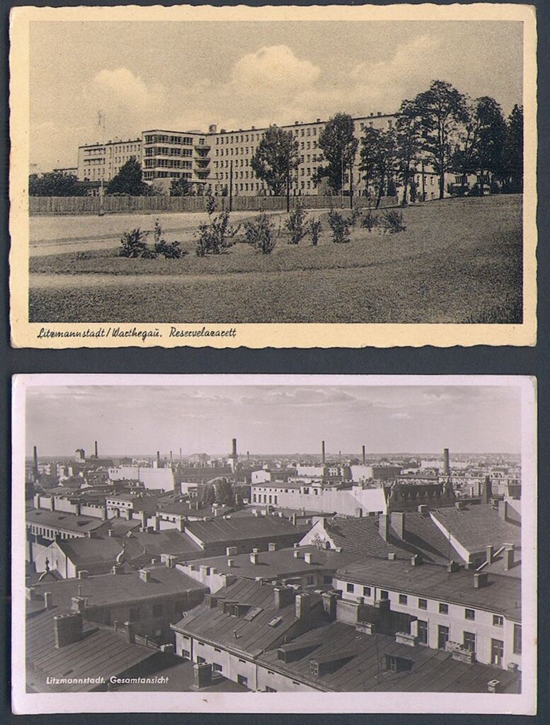 Deutsches Reich Warthegau 1940 ca. 'Litzmannstadt - Lodz' 10 verschied ...