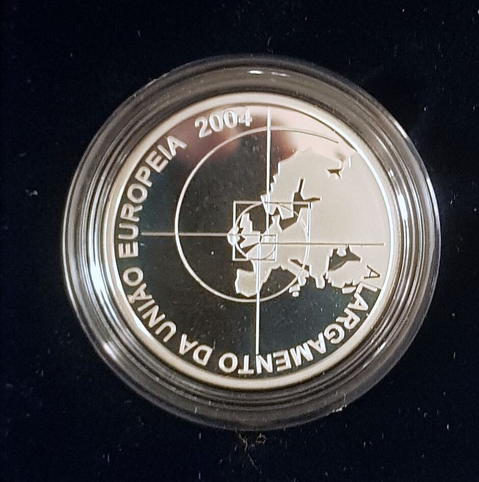 Portugal 8 Euro 2004 EU-Erweiterung Proof in Dose und Etui mit ...