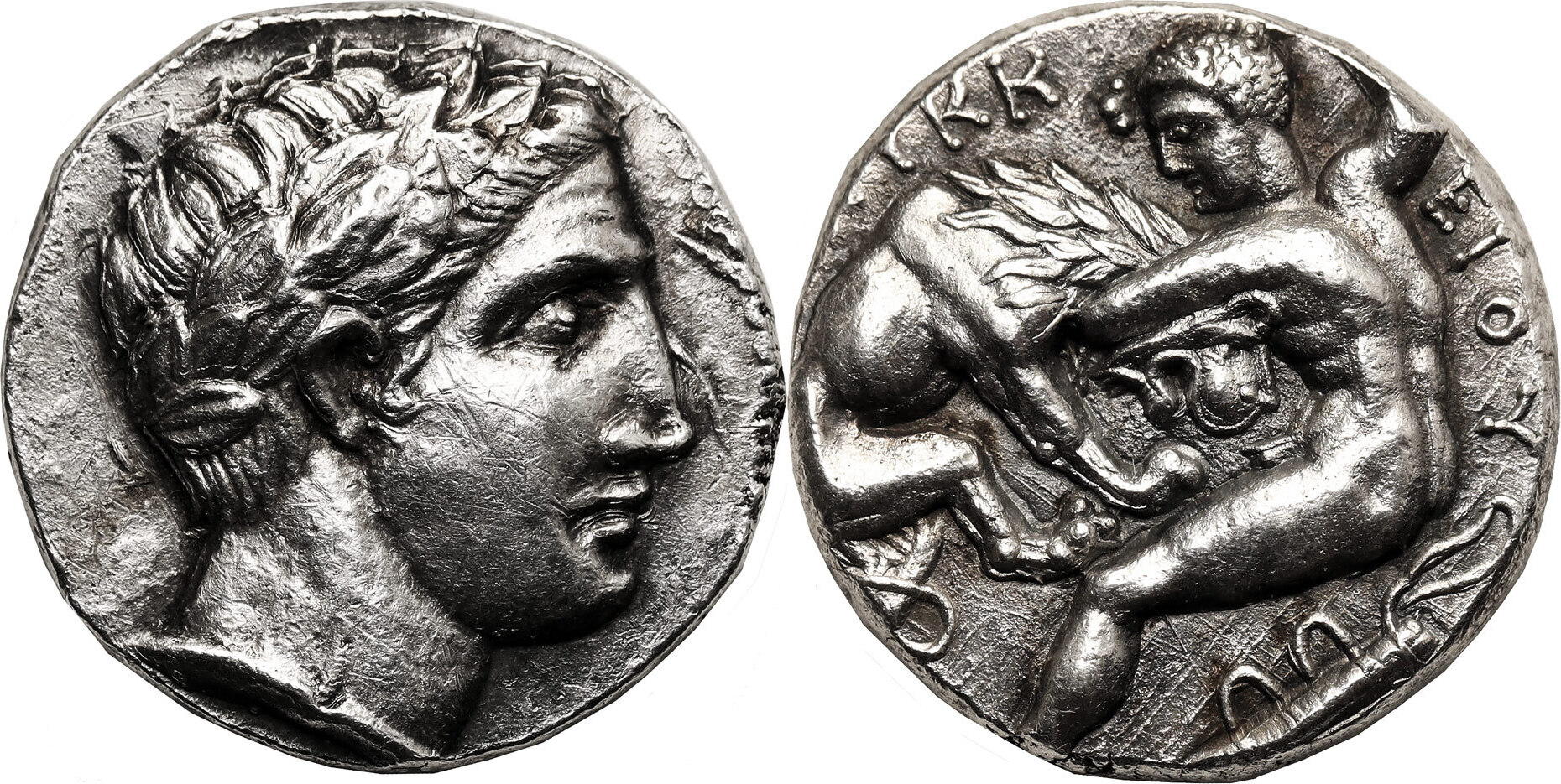 Paeonia. Lykkeios AR Tetradrachm 359-335 BC VF/aXF | MA-Shops