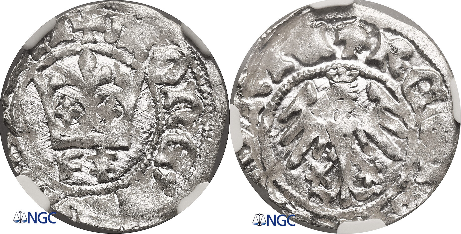 Poland 1/2 Groschen (Polgrosz) ca. 1396-1398 Wladyslaw II Jagiello 1386 ...