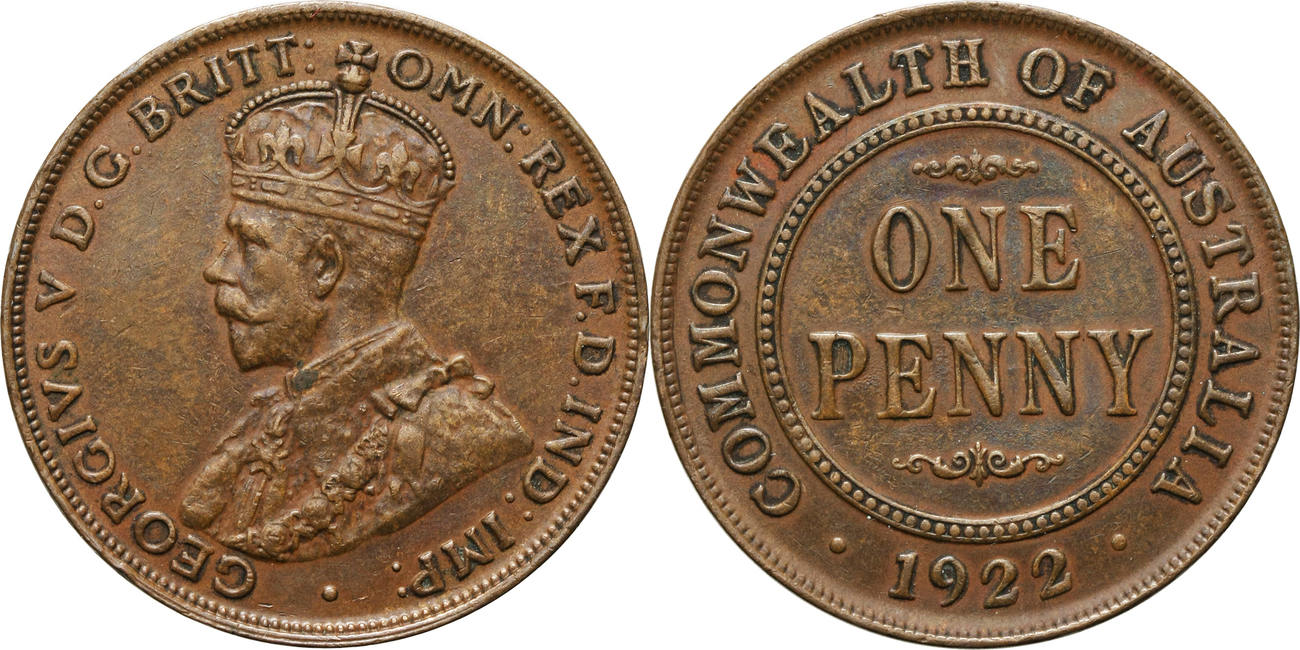 australia-penny-1922-vf-ma-shops